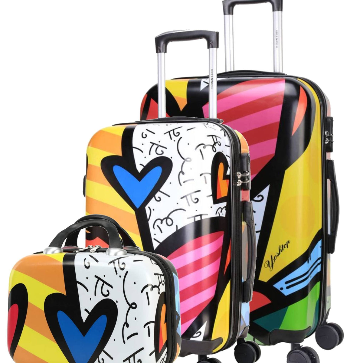 Two suitcase game Zurich spinner 4 Wheels + Neceser – Maletas Greenwich