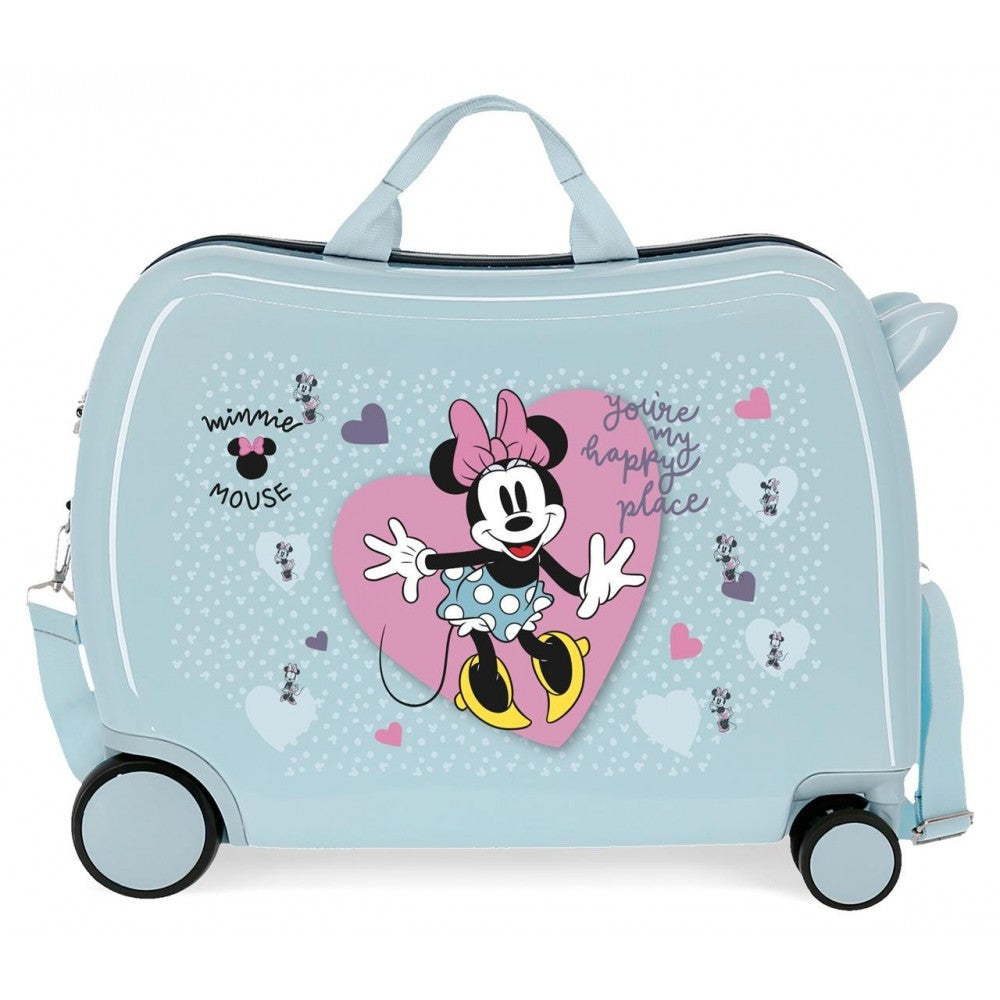 Maleta Infantil Minnie My happy place con 2 ruedas multidireccionales ...