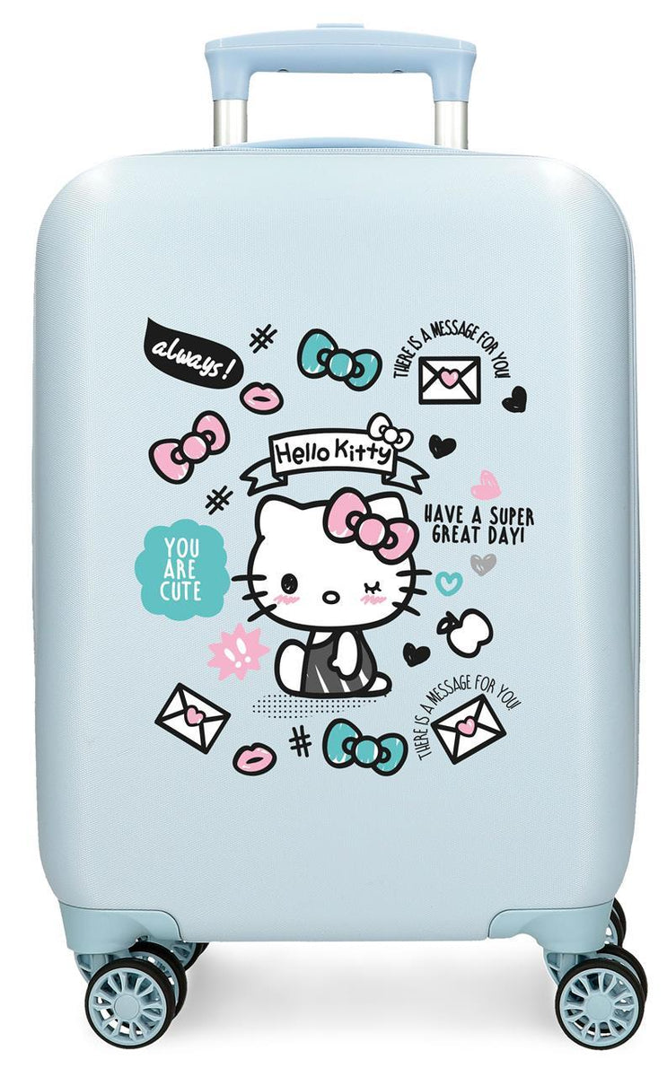2151321 TROLLEY ABS 50CM. 4R. HELLO KITTY YOU ARE CUTE – Maletas Greenwich