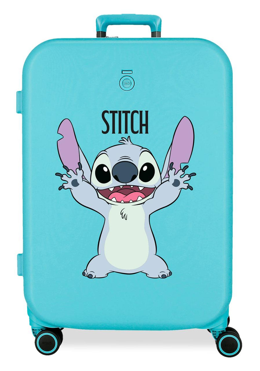 3199246 TROLLEY ABS 70CM.4R.ENSO STITCH PLAYFUL AZUL TURQUES – Maletas ...