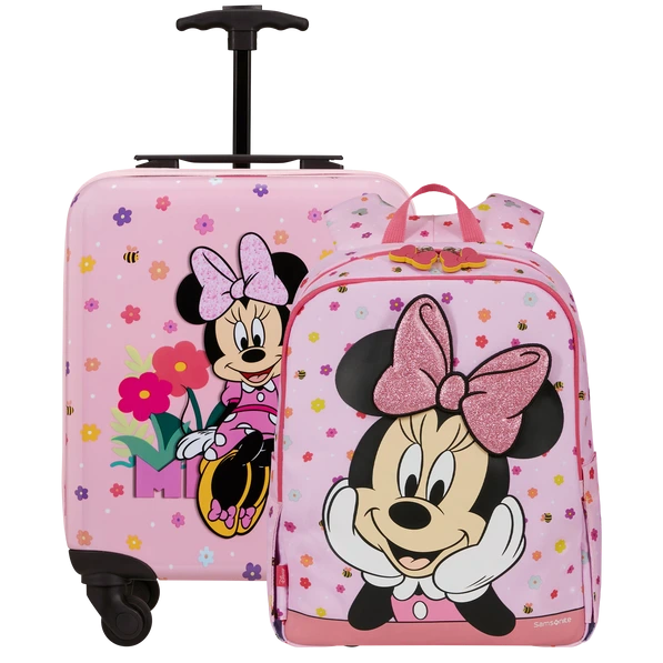 SAMSONITE Set children's suitcase 45cm + Flower Power DAYDREAM backpac ...